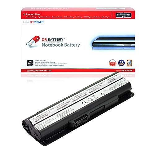 DR. BATTERY BTY-S14 Laptop Battery Replacement for MSI GP60 GE60 CX61 GE620DX FX400 FX700 CX650 GE70 GE70H CR41 BTY-S15 CR650 FR400 FX420 BTY-S15 FX600MX FX620 FR600 FX600 GE620[11.1V/4400mAh/49Wh]