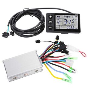 yunir brushless motor controller, waterproof 24v-48v motor controller, lcd display electric bike scooter brushless controller kit(36v/48v 350w)