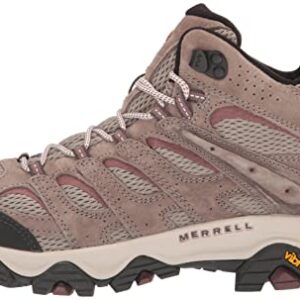 Merrell Women's Moab 3 Mid Hiking Boot, Falcon, 9 Wide