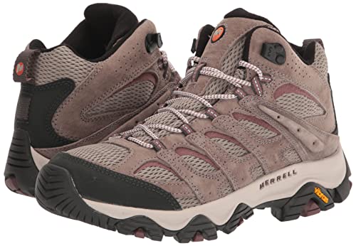 Merrell Women's Moab 3 Mid Hiking Boot, Falcon, 9 Wide