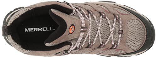 Merrell Women's Moab 3 Mid Hiking Boot, Falcon, 9 Wide