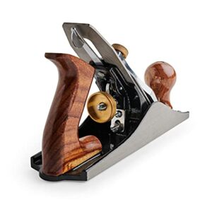 EXXO | No.4 Jack Bench Hand Plane | 9 Inch Plane - 2 Inch Cutter | Adjustable Edge and Hand Planer | Wood Smoothing, (5360)