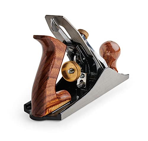 EXXO | No.4 Jack Bench Hand Plane | 9 Inch Plane - 2 Inch Cutter | Adjustable Edge and Hand Planer | Wood Smoothing, (5360)