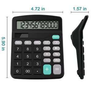 Desk Calculator Large Display Black