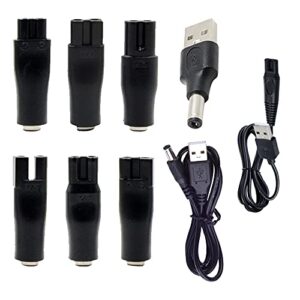 power cord 5v replacement charger usb adapter is suitable for a variety of electric hairdressers, shavers, beauty instruments, purifiers, table lamps and others 5521 adapter hq8505 charging line