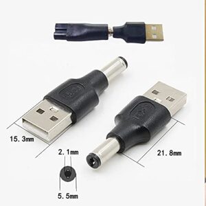 Power Cord 5V Replacement Charger USB adapter is suitable for a variety of electric hairdressers, shavers, beauty instruments, purifiers, table lamps and others 5521 adapter hq8505 charging line