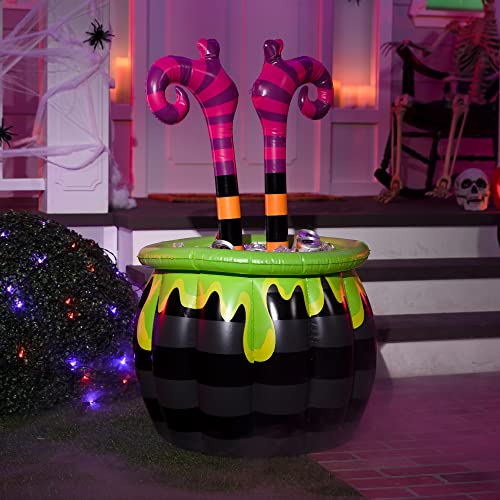 JOYIN 40'' Halloween Inflatable Witch Legs Cooler, Halloween Inflatable Witch Cooler Decoration Theme Party Décor, Party Supplies for Halloween Parties, Events