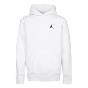 jordan boy's essentials pullover (big kids) white md (10-12 big kid)