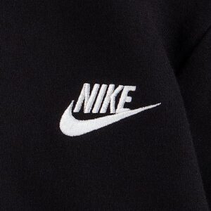 Nike Baby Boy's Club Fleece Pullover Hoodie (Toddler) Black 2T (Toddler)