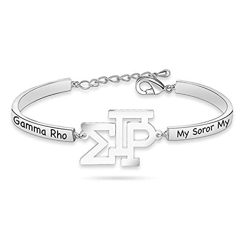 U-CHYTY Sigma Gamma Rho Sorority Bracelet 1922 Sorority Paraphernalia Bracelet Greek Sorority Jewelry for Women(CBR)