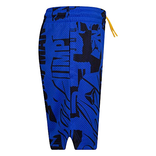 Jordan Boy's Printed Mesh Shorts (Big Kids) Racer Blue LG (14-16 Big Kid)