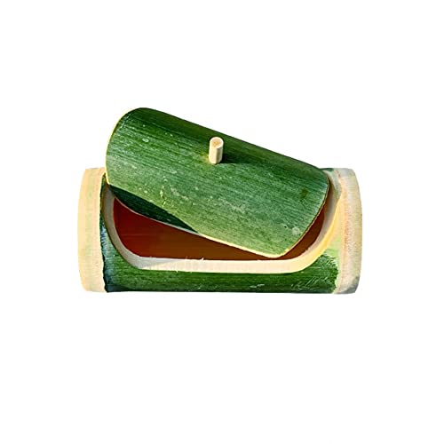 WellieSTR (Outer Dia.3~3.5cm 1 Set Fresh Handmade Natural Mini Bamboo Wrapped Sticky Rice Steamer,Chinese Snack Tool, Banboo Tubes,Zongzi ZhuTongFan