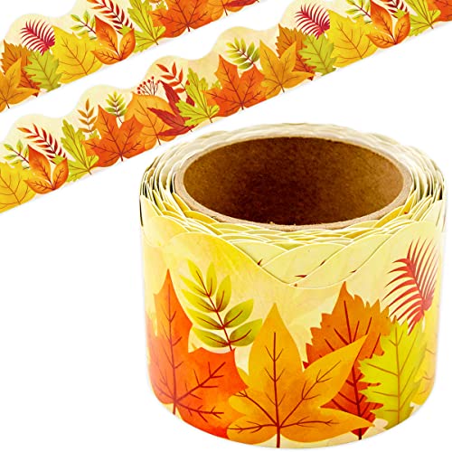 Fall Leaves Bulletin Board Border Autumn Border for Classroom Decoration 36ft