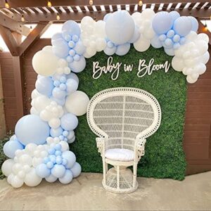 White Balloons 84 pcs White Balloons Garland Arch Kit 5 inch +12 inch +18 inch Pastel White Balloons Happy Birthday Balloons Baby Shower Decorations Wedding Balloons