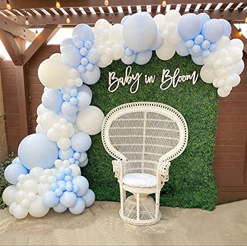 White Balloons 84 pcs White Balloons Garland Arch Kit 5 inch +12 inch +18 inch Pastel White Balloons Happy Birthday Balloons Baby Shower Decorations Wedding Balloons