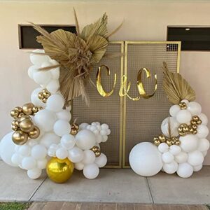 White Balloons 84 pcs White Balloons Garland Arch Kit 5 inch +12 inch +18 inch Pastel White Balloons Happy Birthday Balloons Baby Shower Decorations Wedding Balloons