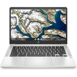 hp chromebook 14a-na0011cy 14" intel celeron n4020 1.1 ghz, 4gb ram 32gb emmc chrome os, forest teal (renewed)