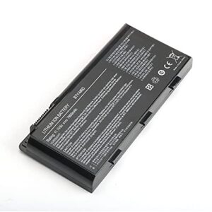 bty-m6d laptop battery compatible with msi gt60 gx60 gt70 gt660 gx660 gt680 gx680 gt780 gt780r gt663r gt660r gt680dxr gt680dx 0nc-007 e6603 e6603-454