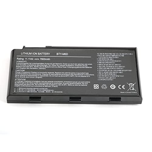 BTY-M6D Laptop Battery Compatible with MSI GT60 GX60 GT70 GT660 GX660 GT680 GX680 GT780 GT780R GT663R GT660R GT680DXR GT680DX 0NC-007 E6603 E6603-454