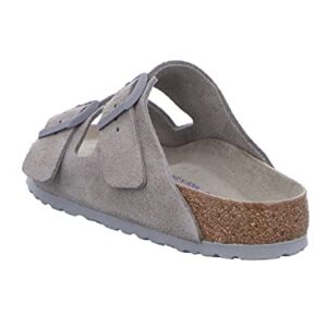 BIRKENSTOCK Unisex's Slides, Gray, 42 EU