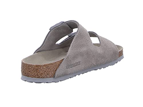 BIRKENSTOCK Unisex's Slides, Gray, 42 EU