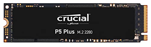 Crucial P5 Plus 500GB PCIe Gen4 3D NAND NVMe M.2 Gaming SSD, up to 6600MB/s - CT500P5PSSD8, Solid State Drive