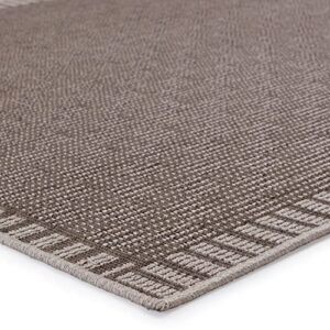 Jaipur Living Vibe Iti 2'X3' Area Rug, Coastal Taupe for Outdoor Spaces