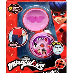 Bandai Miraculous Ladybug Yoyo Communicator, Ladybug Accessories Toy Phone for Role Play Fun, Miraculous: Tales of Ladybug & Cat Noir Kids Toys for Dress Up Games, Miraculous Ladybug Gift