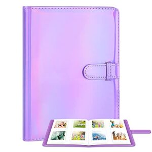 ablus 256 pockets photo album for polaroid snap snaptouch zip mint cameras printers, fujifilm instax mini 11 90 9 8+ 8 7s 70 50s 26 25 liplay instant camera film, mini link sp-1 printer(nebula purple)