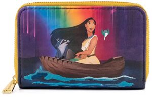 loungefly disney pocahontas just around the river bend faux leather wallet