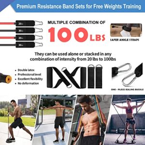 Upgraded Push Up Board: Multi-Functional 20 in 1 Push Up Bar with Resistance Bands, Portable Home Gym, Strength Training Equipment, Push Up Handles for Perfect Pushups, Home Fitness for Men and Women, Gift for Boyfriend