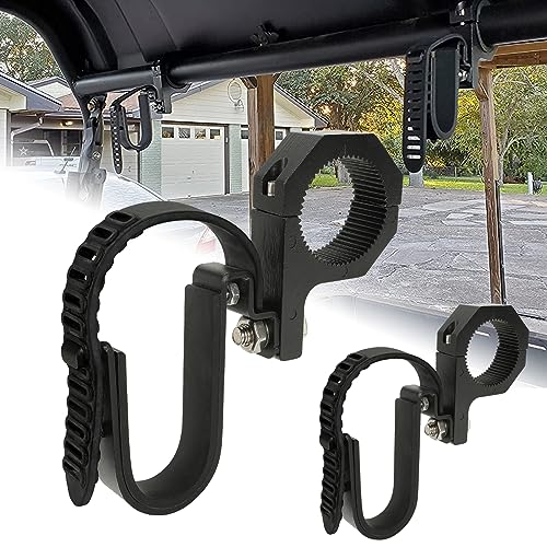 SUNPIE UTV Gun Rack, Upgrade Rubber Strap for 1.5 1.75 1.875 2inch Round Roll Bar Mount Holder Compatible with Polaris Ranger RZR General Can am Maverick X3 Defender Honda Pioneer Talon Kawasaki