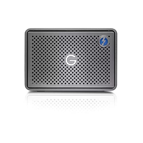 SanDisk Professional 24TB G-RAID 2 - Enterprise-Class 2-Bay Desktop Drive, 7200RPM Ultrastar drive inside, Thunderbolt 3, USB-C, HDMI Port, Hardware RAID - SDPH62H-024T-NBAAD