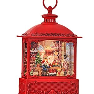 Toy Workshop Lighted Snow Lantern 10.625"