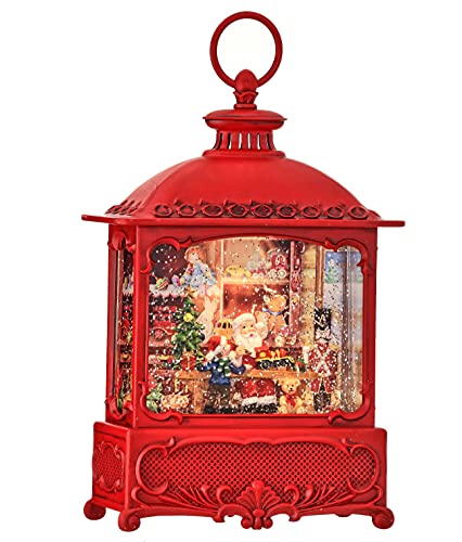 Toy Workshop Lighted Snow Lantern 10.625"