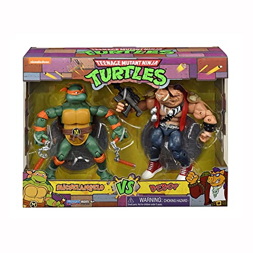 Teenage Mutant Ninja Turtles Mikey vs. Bebop 2 Pack