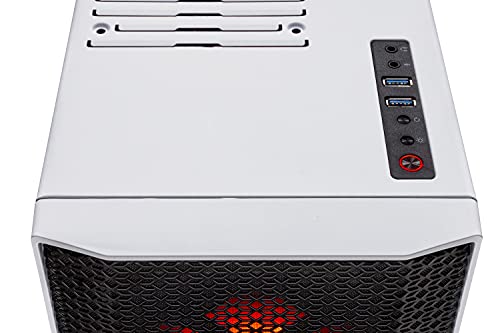 Skytech Gaming Blaze 3.0 Gaming Computer PC Desktop - Intel i3-10100F, GTX 1650, 500GB SSD, 8GB DDR4 3000, RGB Fans, AC WiFi, Windows 10 Home 64-bit, White