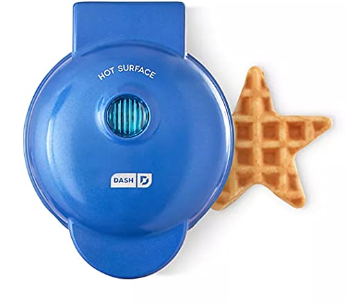 Dash Star Mini Waffle Maker in Navy Blue