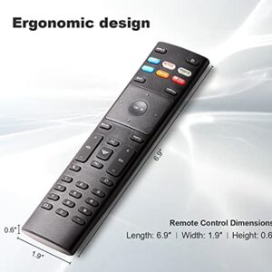 Universal Remote-Control for Vizio Smart-TV, Remote-XRT136-Replacement Compatible with LED LCD HDTV 4K UHD and More TVs …