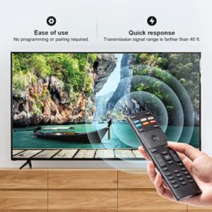 Universal Remote-Control for Vizio Smart-TV, Remote-XRT136-Replacement Compatible with LED LCD HDTV 4K UHD and More TVs …