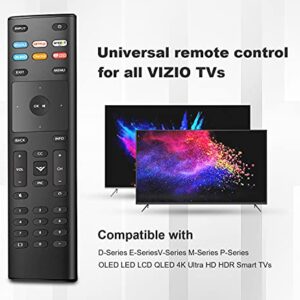 Universal Remote-Control for Vizio Smart-TV, Remote-XRT136-Replacement Compatible with LED LCD HDTV 4K UHD and More TVs …