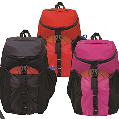 Athletico Basketball Bag - Large Basketball Backpack for Men & Women - Volleyball And Soccer (Pink)