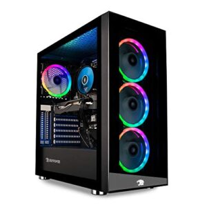 ibuypower pro gaming pc computer desktop element mr 202i (intel i7-11700f 2.5ghz,nvidia geforce gtx 1660 6gb, 16gb ddr4, 240gb ssd, 1tb hdd, wifi ready, windows 10 home)