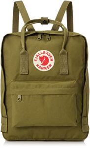 fjallraven women's kanken backpack, foliage green, one size