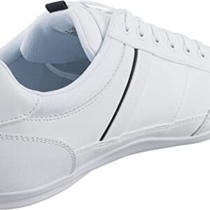 Lacoste Men's Trainers, Half Shoes, Wht Blk, 10.5 US