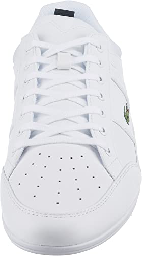 Lacoste Men's Trainers, Half Shoes, Wht Blk, 10.5 US