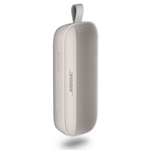 Bose SoundLink Flex Bluetooth Speaker, Portable Speaker with Microphone, Wireless Waterproof Speaker for Travel, Outdoor and Pool Use, White