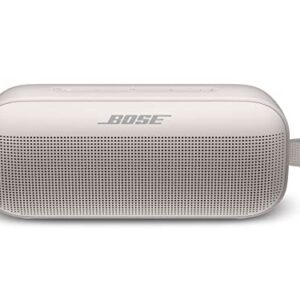 Bose SoundLink Flex Bluetooth Speaker, Portable Speaker with Microphone, Wireless Waterproof Speaker for Travel, Outdoor and Pool Use, White