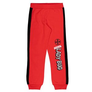 Miraculous Ladybug Little Girls Fleece 2 Pack Pants Red/Black 4-5