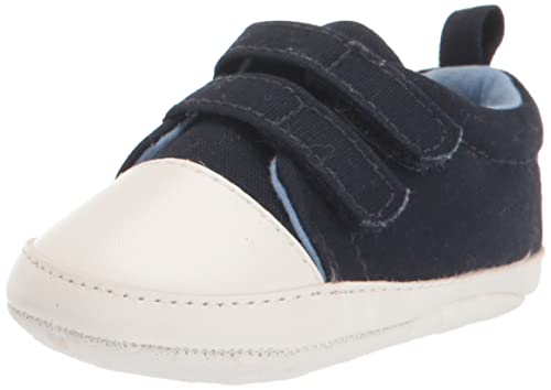 Gerber Unisex Baby Sneakers Crib Shoes Newborn Infant Toddler Neutral Boy Girl Navy 0-3 Months